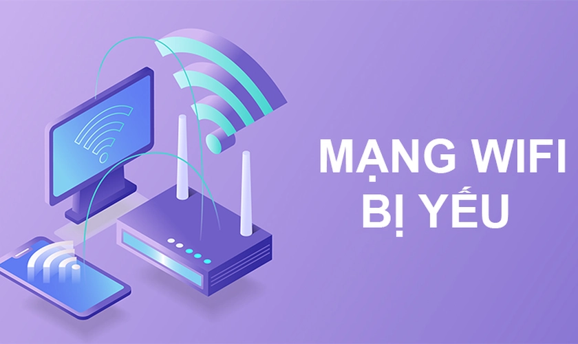 Mạng WiFi yếu nguyên nhân tại sao và cách khắc phục triệt để đơn giản