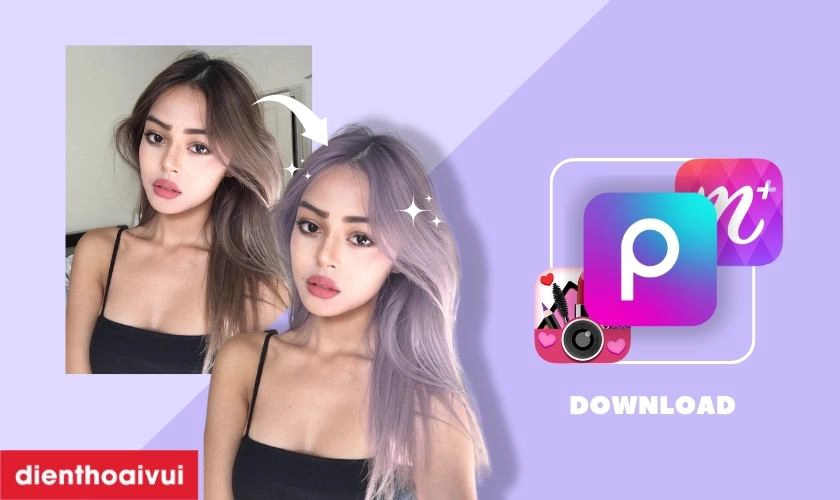 App chỉnh màu tóc online miễn phí cho điện thoại mới nhất 2024