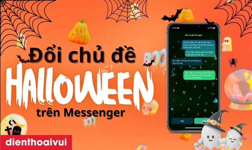 Cách đổi chủ đề Halloween trên Messenger thú vị