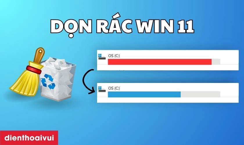 Hướng dẫn 4 cách dọn rác trên hệ điều hành Win 11
