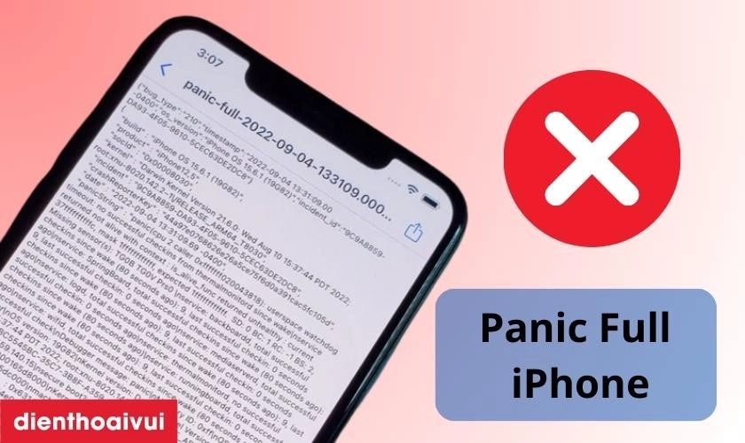 Lỗi Panic Full iPhone là gì và giá sửa bao nhiêu tiền 2024