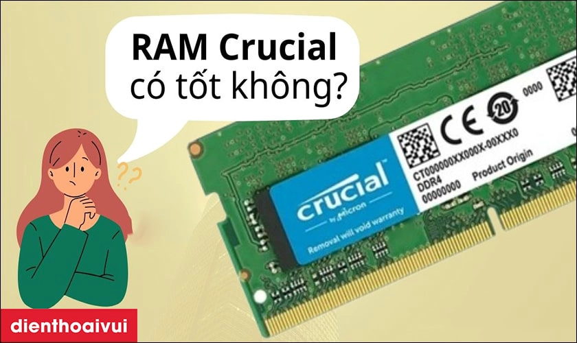 RAM Crucial có tốt không? Nơi thay RAM Crucial uy tín