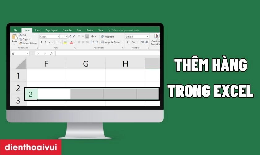 4 cách chèn thêm hàng trong Excel đơn giản, nhanh chóng