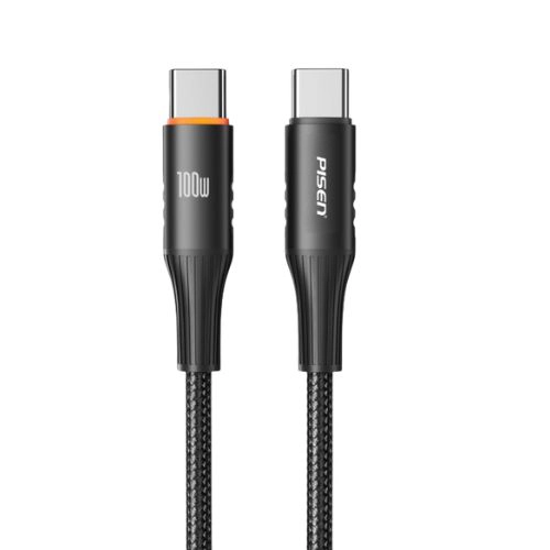 Cáp sạc nhanh tự ngắt Pisen Pro FOX INTELLIGENT C C 100W 1.2M chính ...