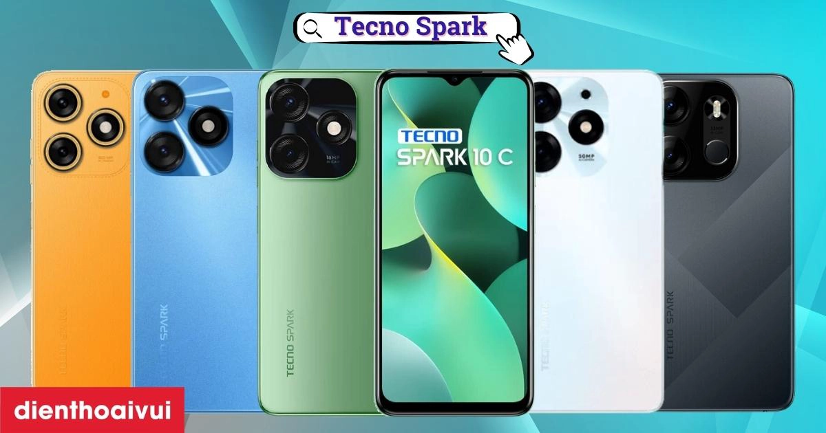 Điện thoại Tecno SPARK Series 5G chính hãng giá rẻ, trả góp 0%