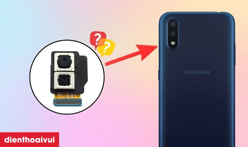 Thay camera sau Samsung Galaxy A01 lấy liền, giá tốt