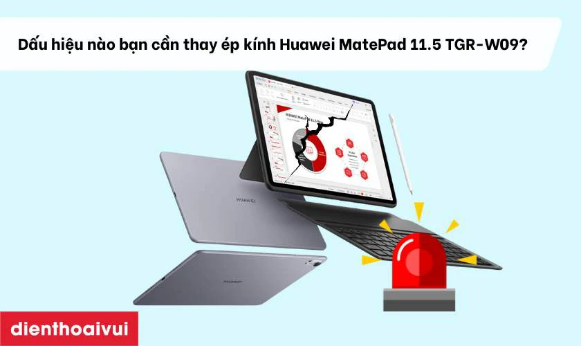 Thay ép kính Huawei MatePad 11.5 TGR-W09 chính hãng | Lấy liền