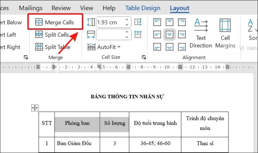 Cách tạo bảng trong Word nhanh chóng siêu đơn giản