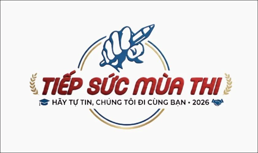 99+ logo tiếp sức mùa thi 2026 đẹp, ấn tượng, miễn phí