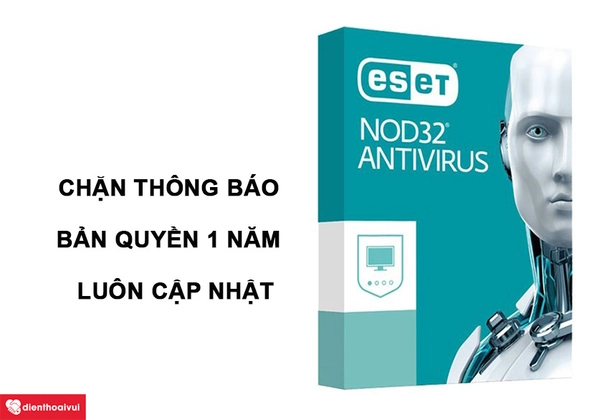 Phần mềm virus Eset Nod32 EVA-1U1Y 1 năm bản quyền