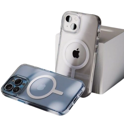 Ốp lưng iPhone 15 Pro Max Devilcase bản tiêu chuẩn hỗ trợ Magsafe trong suốt viền camera chính ...