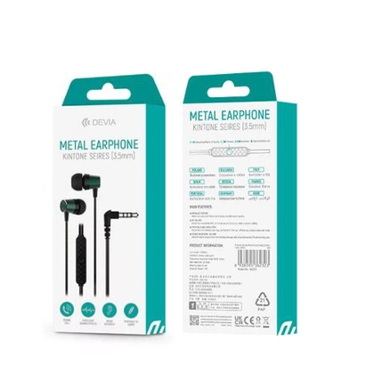 TAI NGHE DEVIA KINTONE SERIES MENTAL ( 3,5MM ) chính hãng | Lấy liền